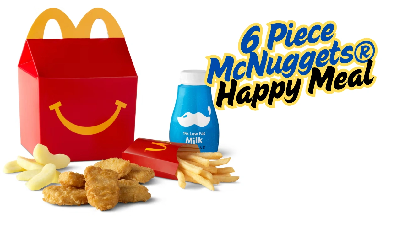 McDonald’s 6 Piece Chicken McNuggets Happy Meal Price, Ingredients ...
